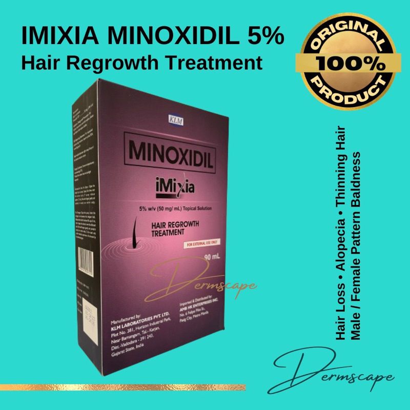 Imixia Minoxidil 5% Hair Regrowth Treatment Hair Loss Thinning Baldness ...