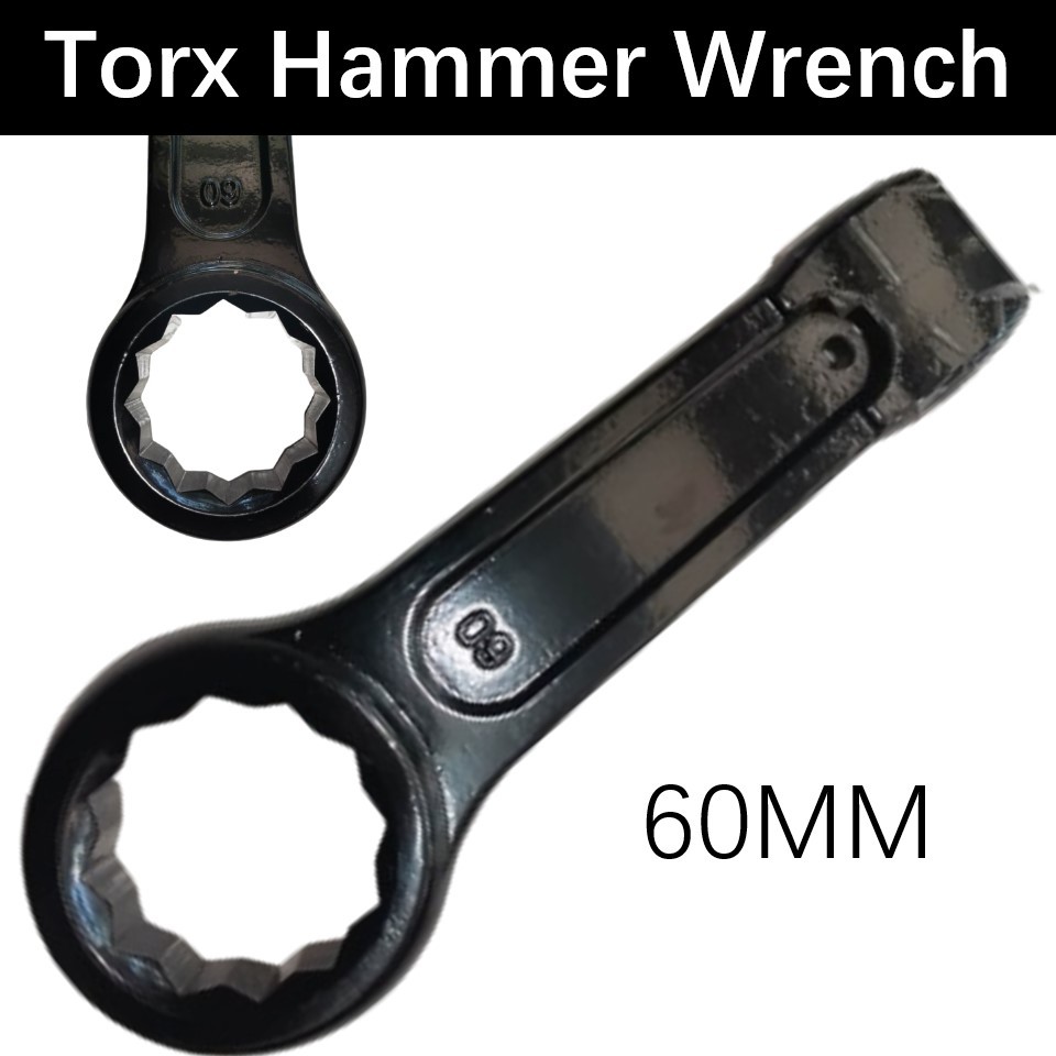 RTK 60 65 70 MM Torx Hammer Wrench Heavy Duty Straight Handle Single ...
