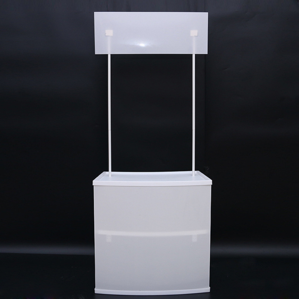 PVC Promotional Booth / Portable Folding Table Detachable Assemble ...