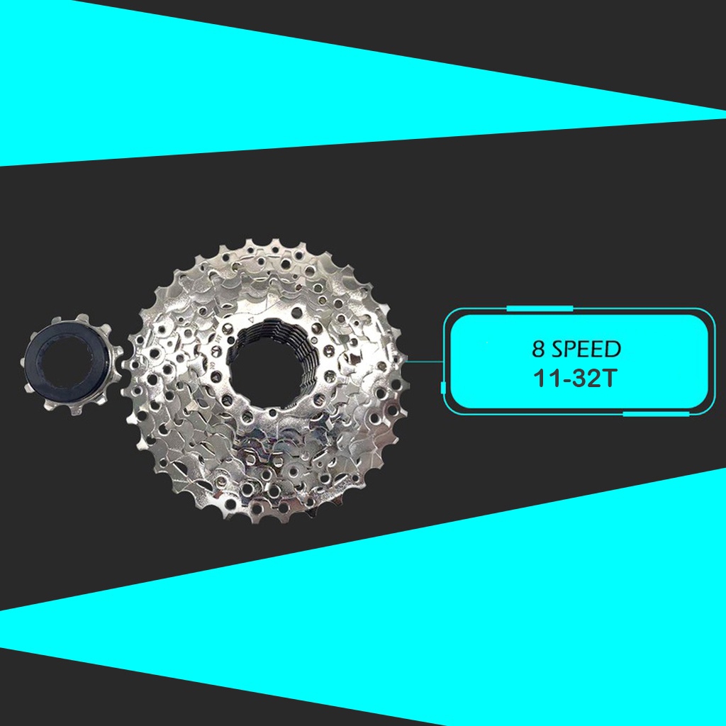 WD MTB Cogs Road Bike Cassette 8/9/10 Speed Freewheel Sprocket 11/13/15 ...