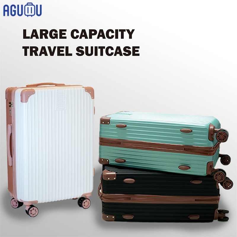 AGUDU 20/24/28 Inch Travel Luggage Bag Trolley Bag Fashion Suitcase 360 ...