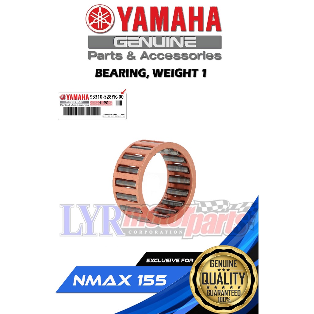 YAMAHA GENUINE CONNECTING ROD BEARING / CRANK PIN BEARING FOR NMAX 155 ...