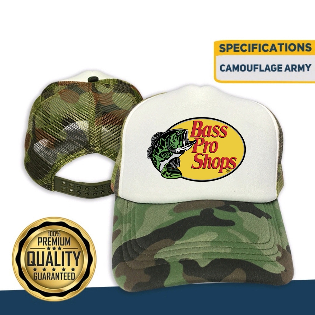 BASS PRO LOGO CAP DESIGN | Shopee Philippines