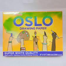 OSLO DRAWING PAPER 100gsm (250sheets) SOLD PER REAM | Shopee Philippines