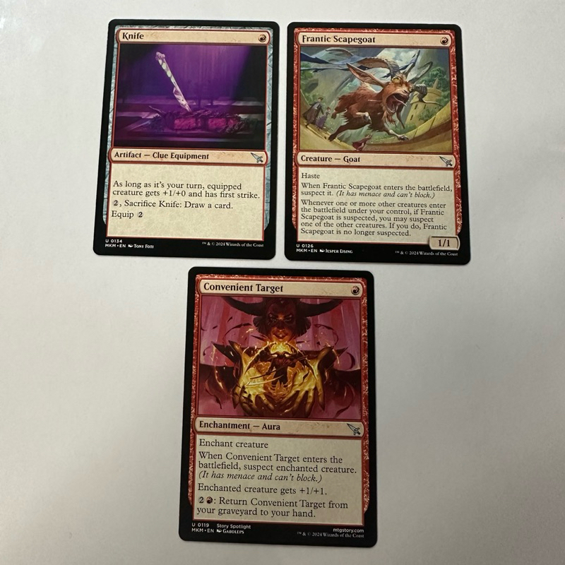 KNIFE | FRANTIC SCAPEGOAT | CONVENIENT TARGET | MKM MURDERS AT KARLOV ...