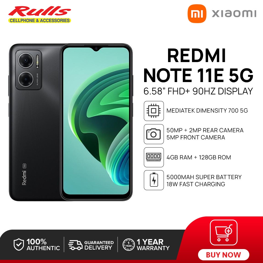 Xiaomi Redmi Note 11E 5G Smartphone | 4GB+128GB | MediaTek Dimensity ...