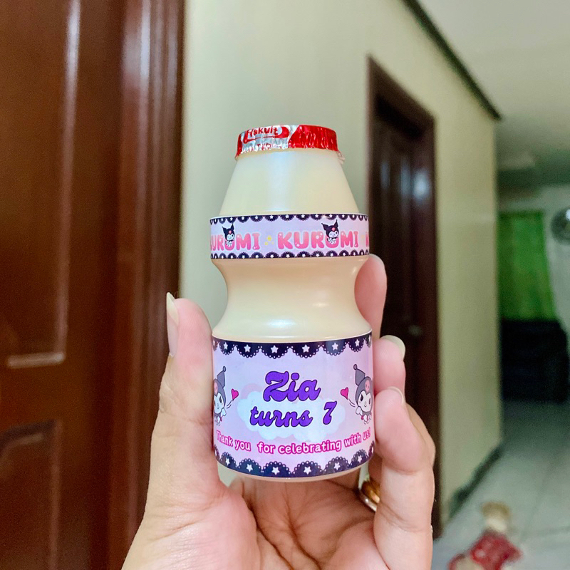 Yakult Label Sticker Set Personalized / Customized Any Theme | Shopee ...