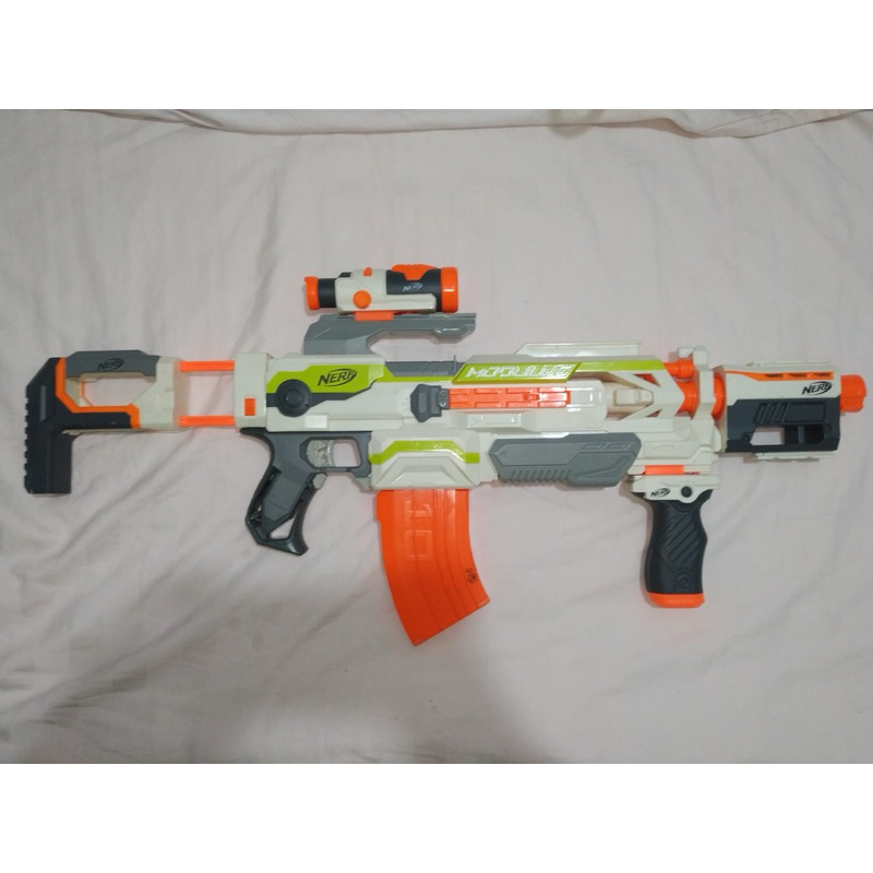Original Preloved Nerf Modulus ECS-10 Blaster | Shopee Philippines