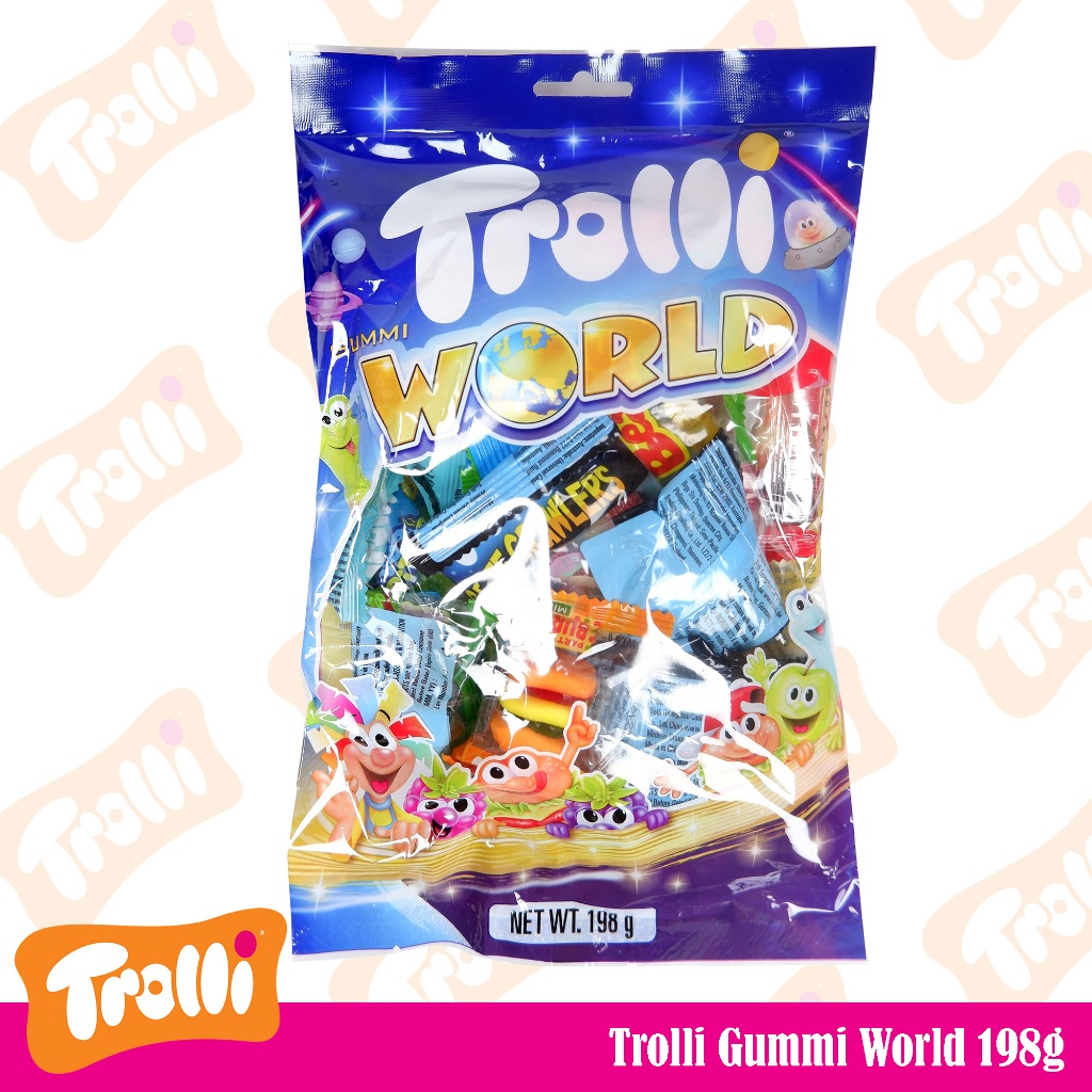 Trolli Gummi World 198g - Assorted Gummi Candies Party Pack | Shopee ...