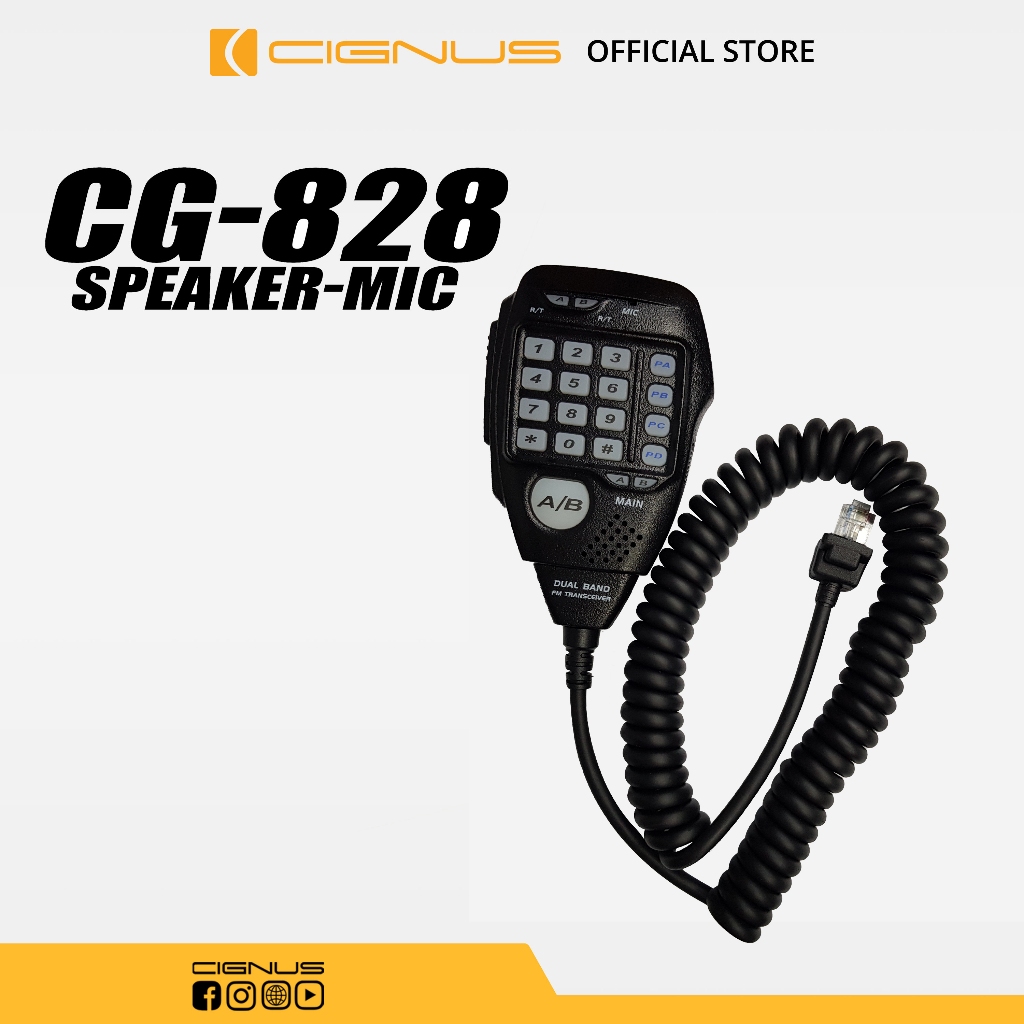 CIGNUS CG-828 SPEAKER MIC | Shopee Philippines