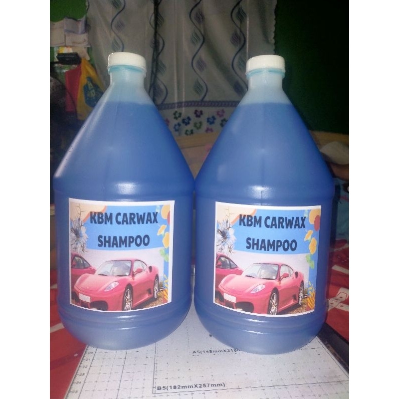 KBM CAR WAX SHAMPOO 1 GALLON | Shopee Philippines