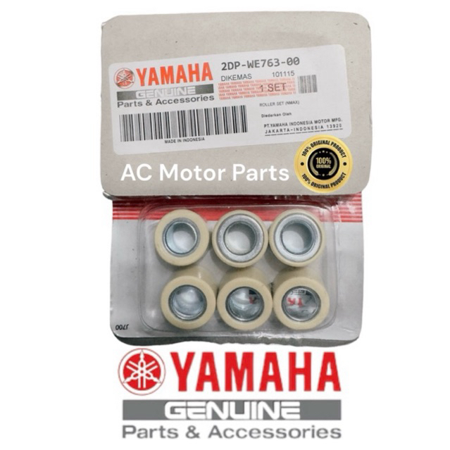 YAMAHA GENUINE FLYBALL ( Weight Roller ) 2DP-WE763-00 NMAX V1 V2 ...