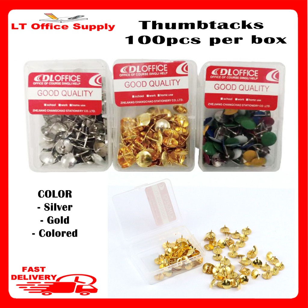 DL Office Pins Thumb tacks Push Pin | Shopee Philippines