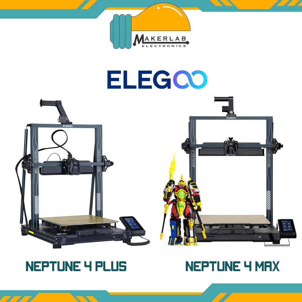 ELEGOO Neptune 4 Plus | Neptune 4 Max | High-Speed Fast FDM 3D Printer ...
