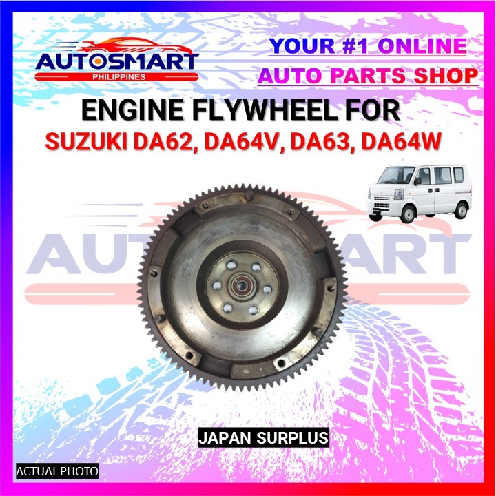 ENGINE FLYWHEEL FOR SUZUKI DA62, DA64V, DA63, DA64W (JAPAN SURPLUS) | Shopee Philippines