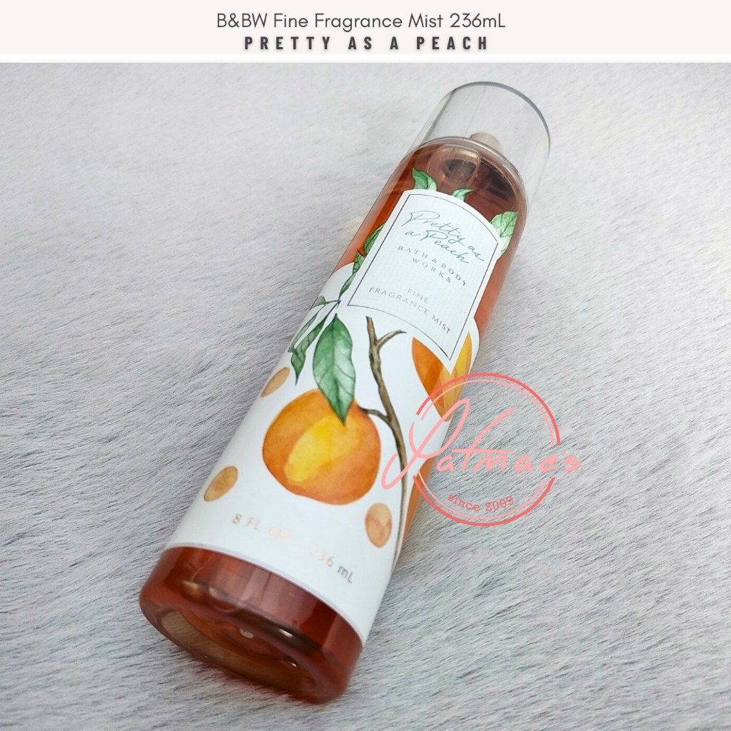 Bath and Body Works Pretty as a Peach Fragrance Mist 236mL (sold each ...