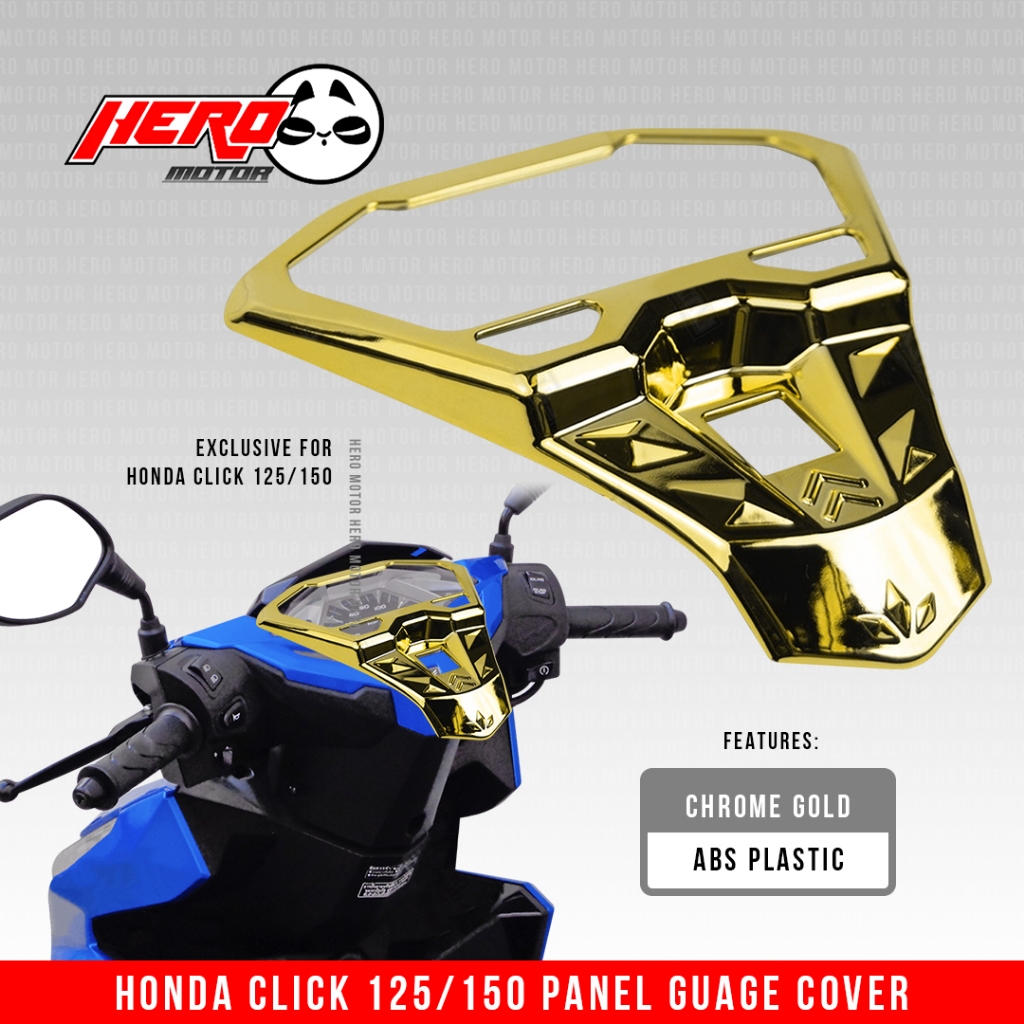 Honda Click 125/150 Panel Gauge Cover Chrome ABS Plastic Made in ...