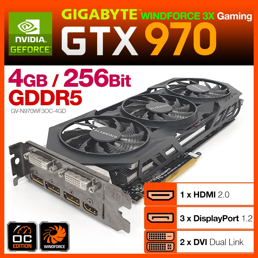 GTX 760 / GTX 960 970 / GTX 1060 HIGH PERFORMANCE GPU GRAPHICS NVIDIA ...