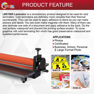 Manual Cold Laminating Machine LBS1000 Cold Heavy Duty Cold Laminator ...