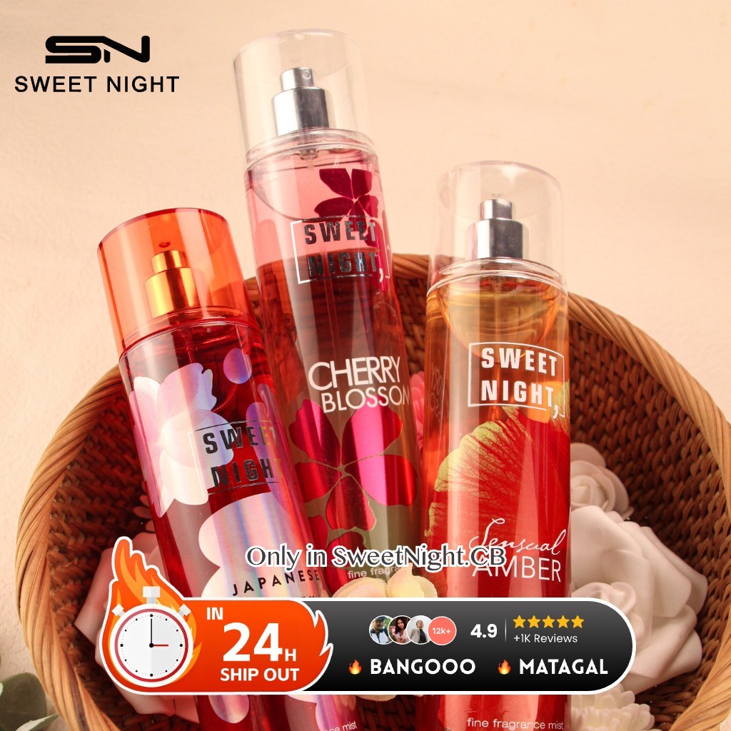 Sweet Night Perfume Classic Series Vanilla Fragrance Mist Perfume Long ...