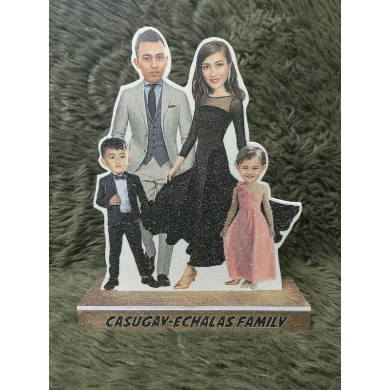 Souvenir | Gifts | Giveaway Family Standee Caricature - personalized ...