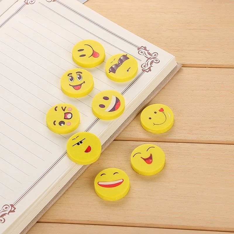 Smiley eraser school supplies (free gift for kids item purchase ...