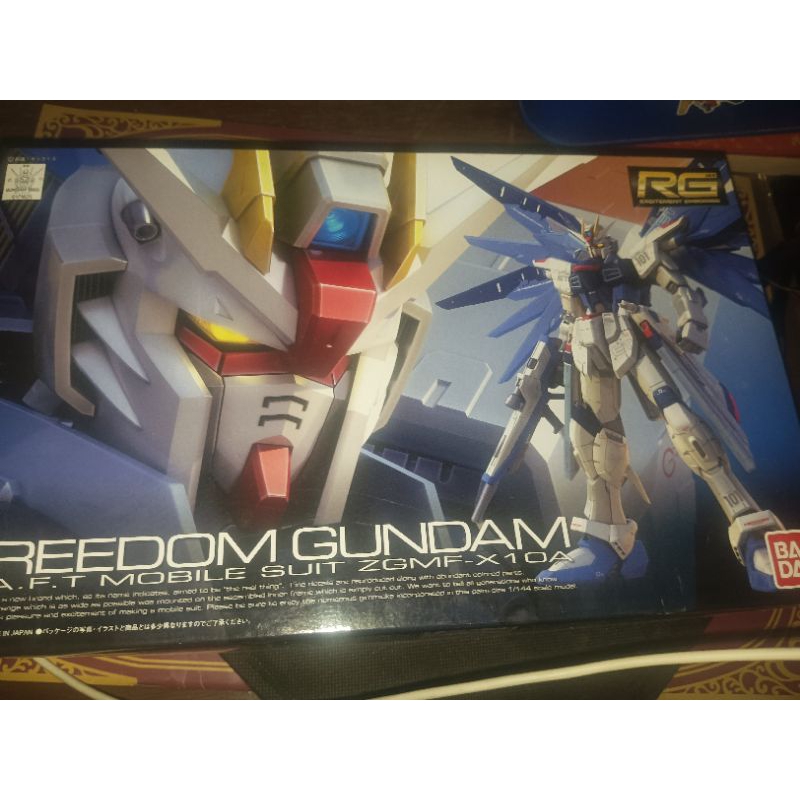 RG Freedom Gundam 1/144 Unbuilt | Shopee Philippines