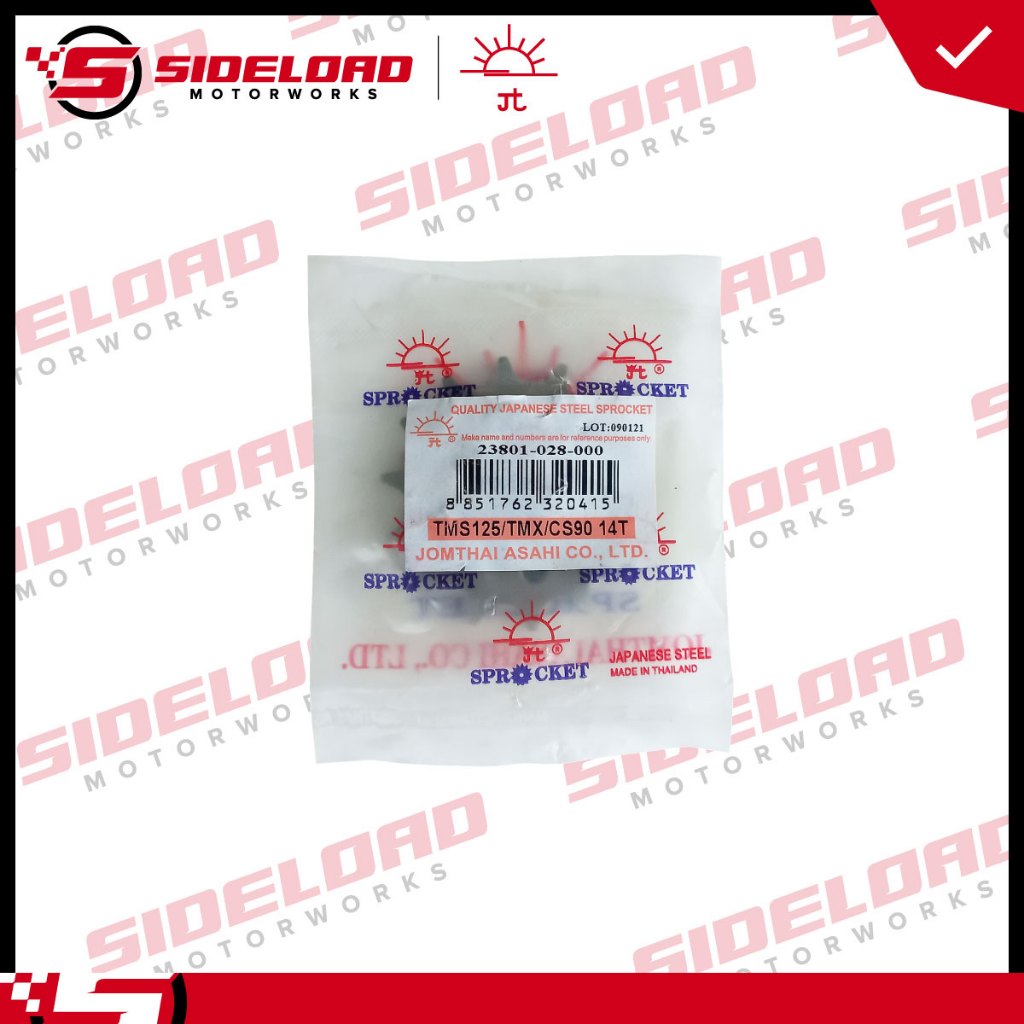 14T, Front Sprocket - TMX - JT Jomthai Asahi | Shopee Philippines