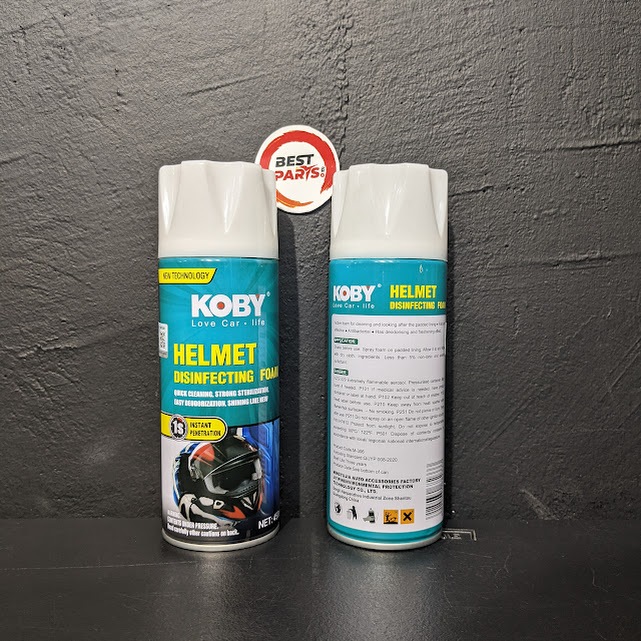 Koby Helmet Disinfectant Sanitizer Foam 450ml | Best Quality [awtoz ...