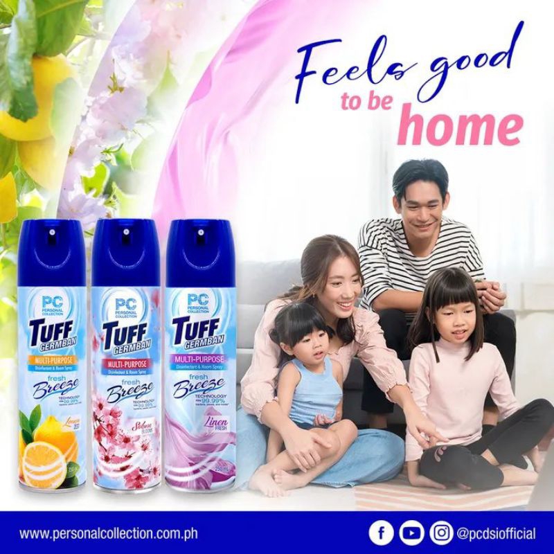 TUFF GERMBAN Multi-Purpose Disinfectant Spray | Shopee Philippines