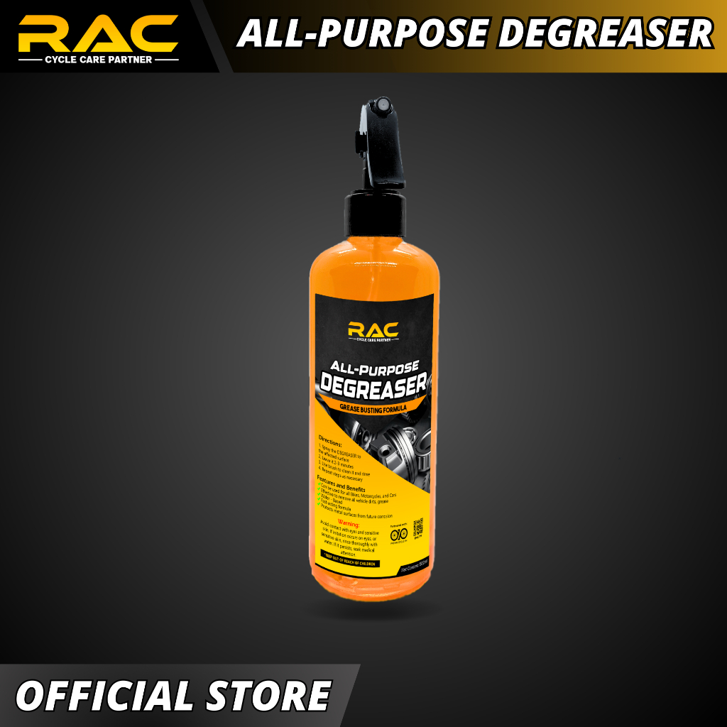 RAC Bike/Motorcycle/Car 500ML All Purpose Degreaser Trigger Spray | Shopee Philippines