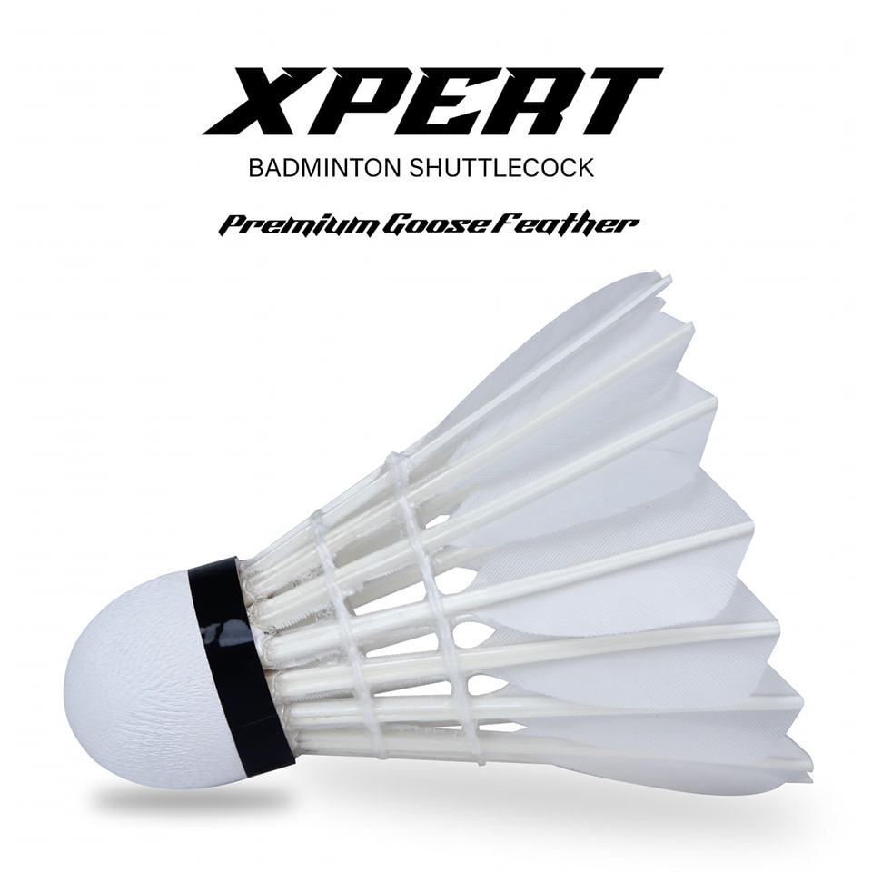 High-Quality Shuttlecock Xpert Premium Goose Feather Shuttlecock The ...