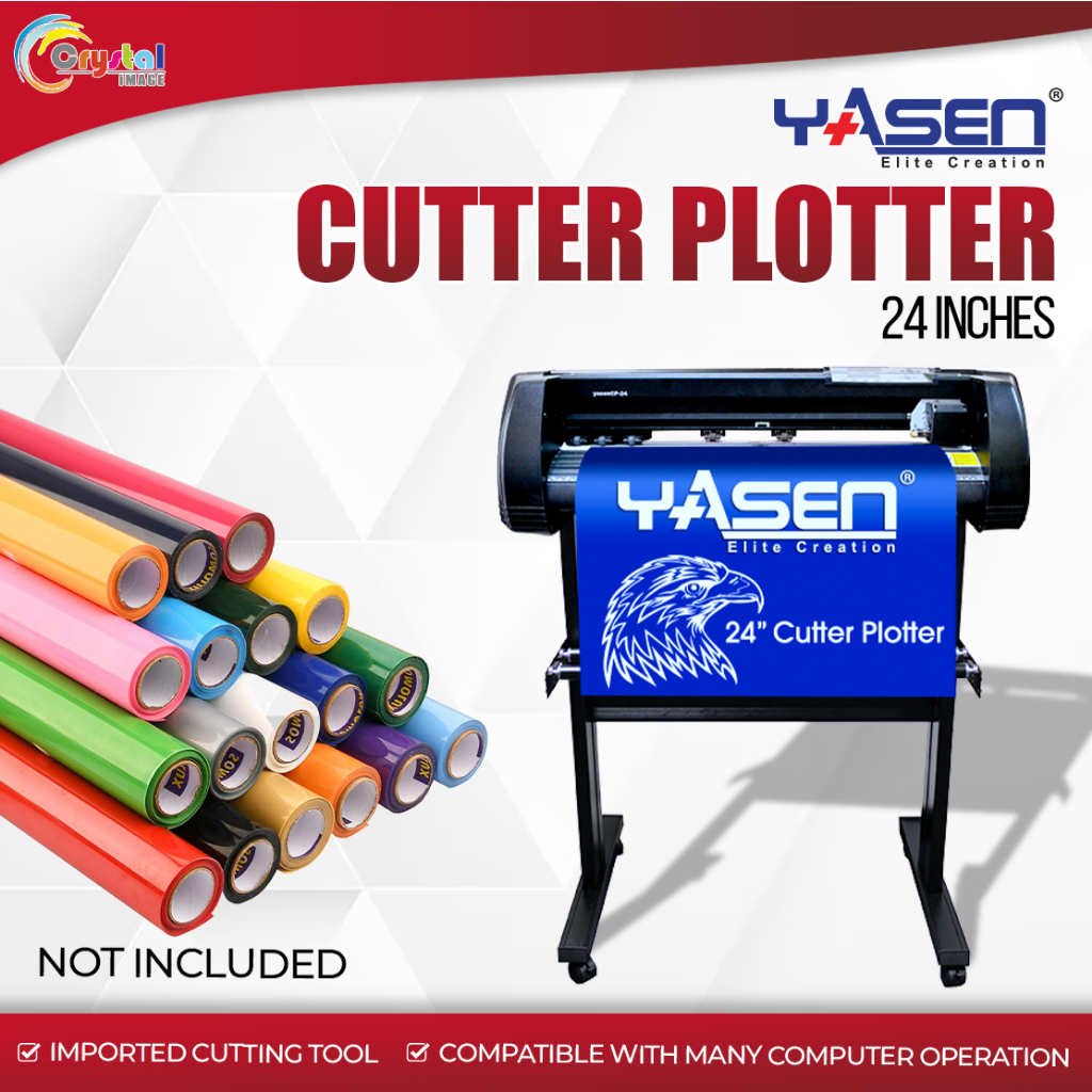 Yasen Cutter Plotter Machine 24" Professional Vinyl Sticker Cutting ...