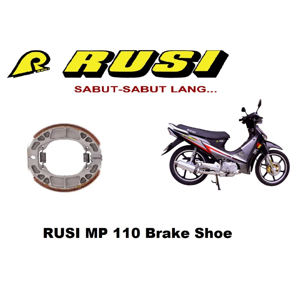 Rusi MP 110 brake shoe | Shopee Philippines