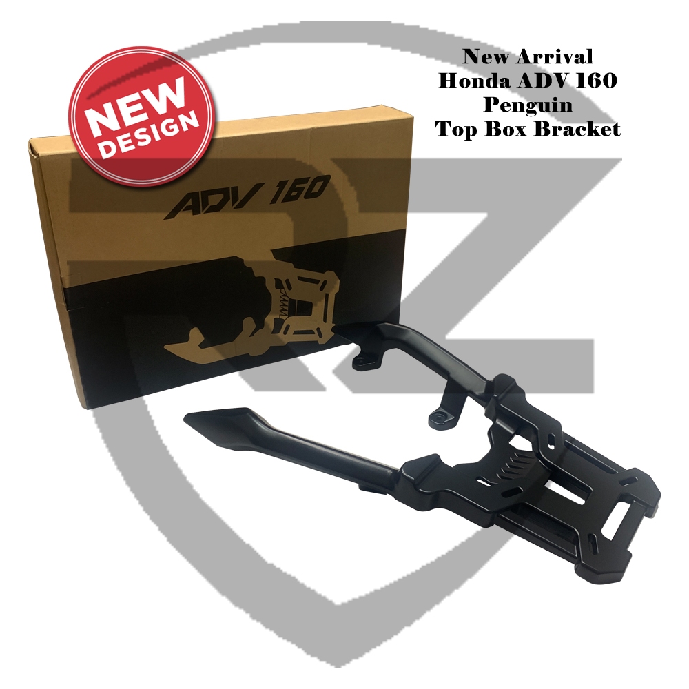 Rizoma Honda ADV 160 Aluminum Top Box Bracket Heavy Duty Penguin Design ...