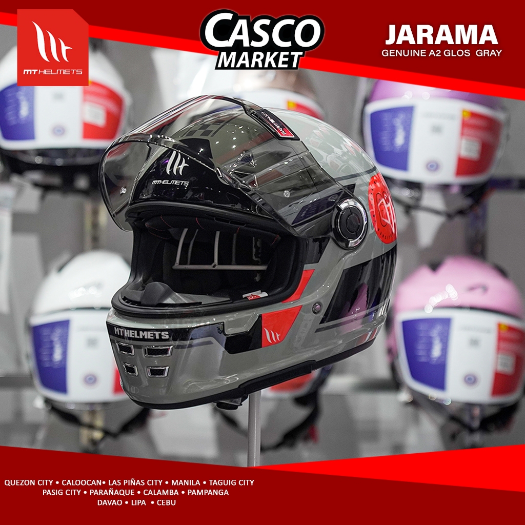 MT JARAMA GENUINE CLASSIC HELMET SINGLE VISOR MOTORCYCEL HELMET ...