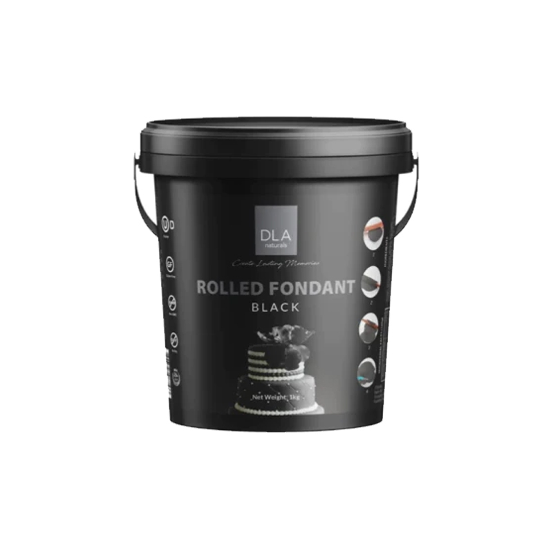 DLA Fondant Dough Black 1 kg. | Shopee Philippines