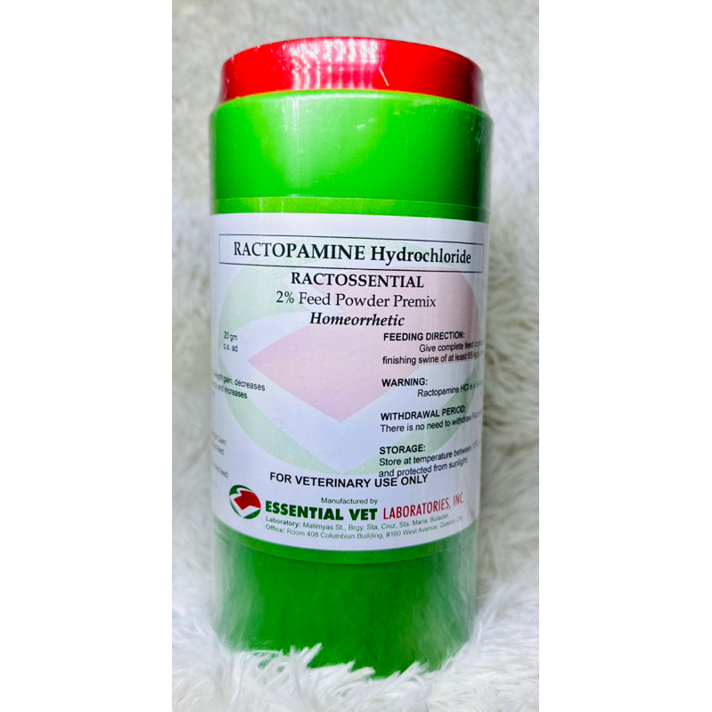 RACTOPAMINE FEED PREMIX ( ESSENTIAL VET ) | Shopee Philippines