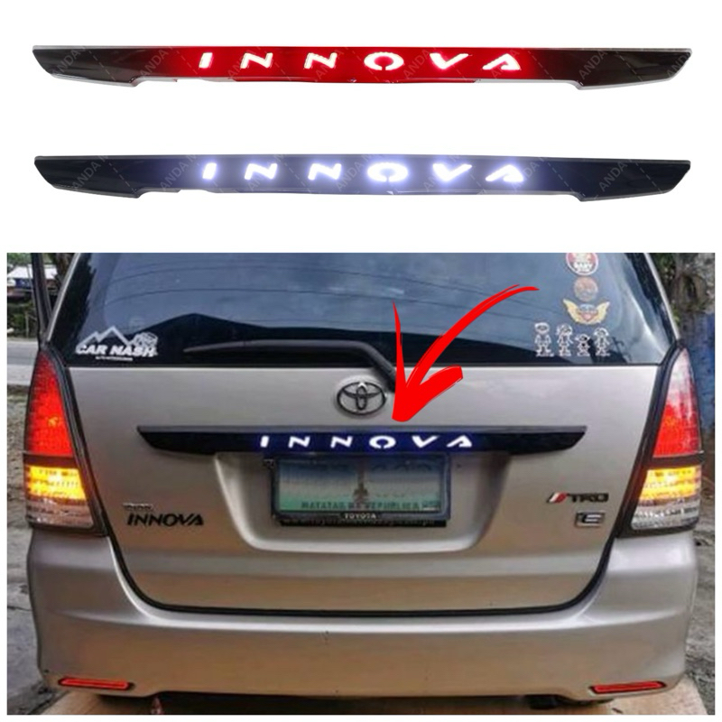 Toyota Innova 2012 - 2013 Trunk Lid with Light | Shopee Philippines
