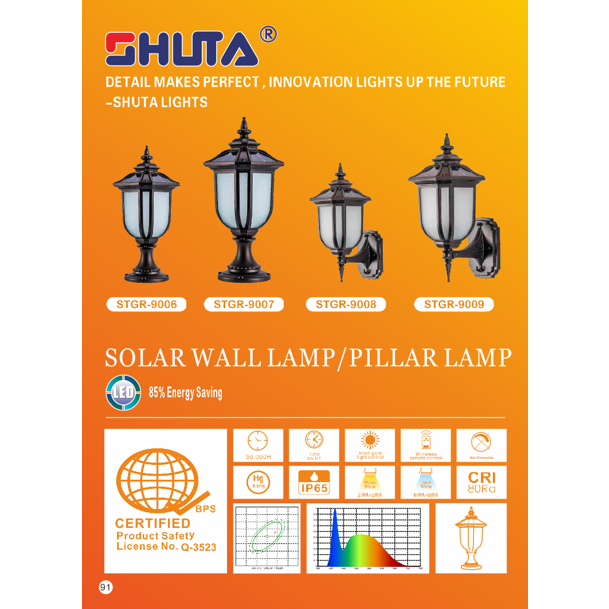 SHUTA ELECTRICAL SOLAR WALL LAMP/WALLLAMP | Shopee Philippines