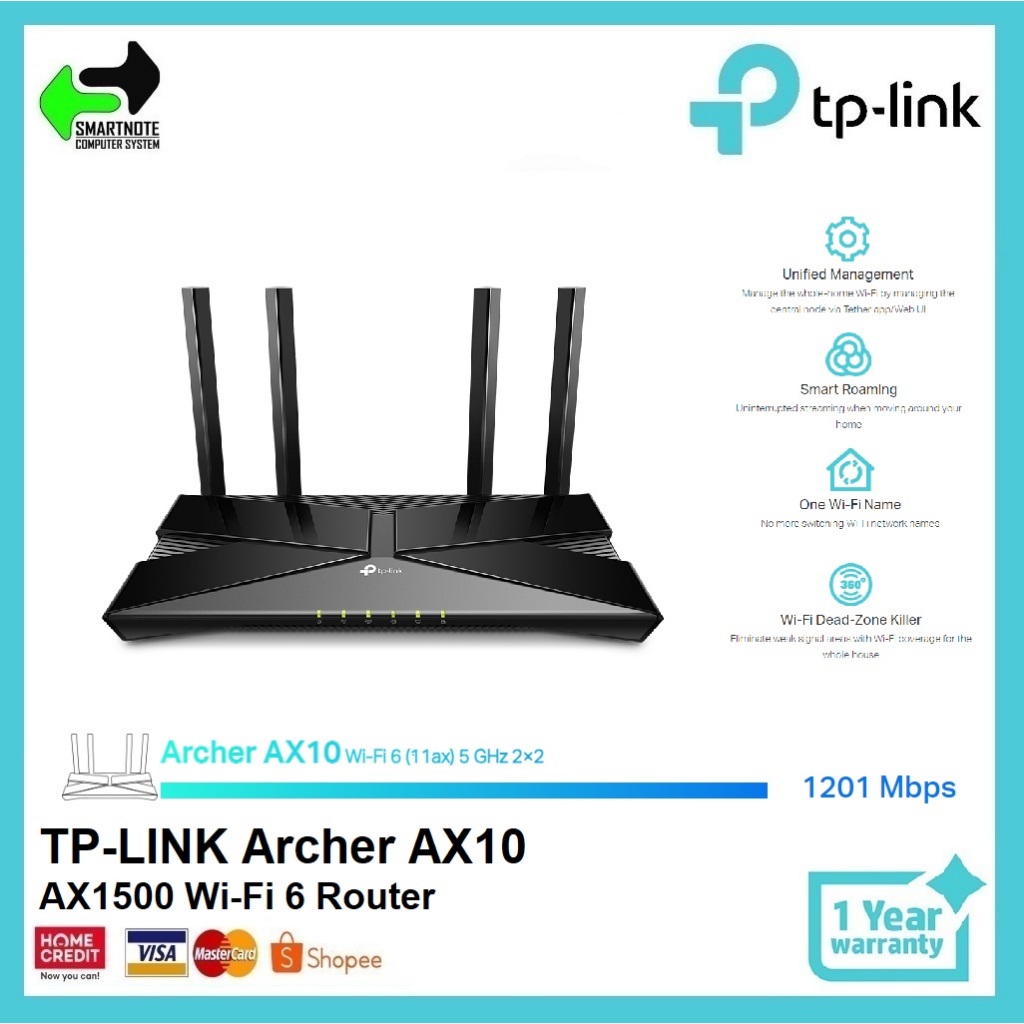 TP LINK Archer AX10 AX1500 Wi-Fi 6 Router | Shopee Philippines