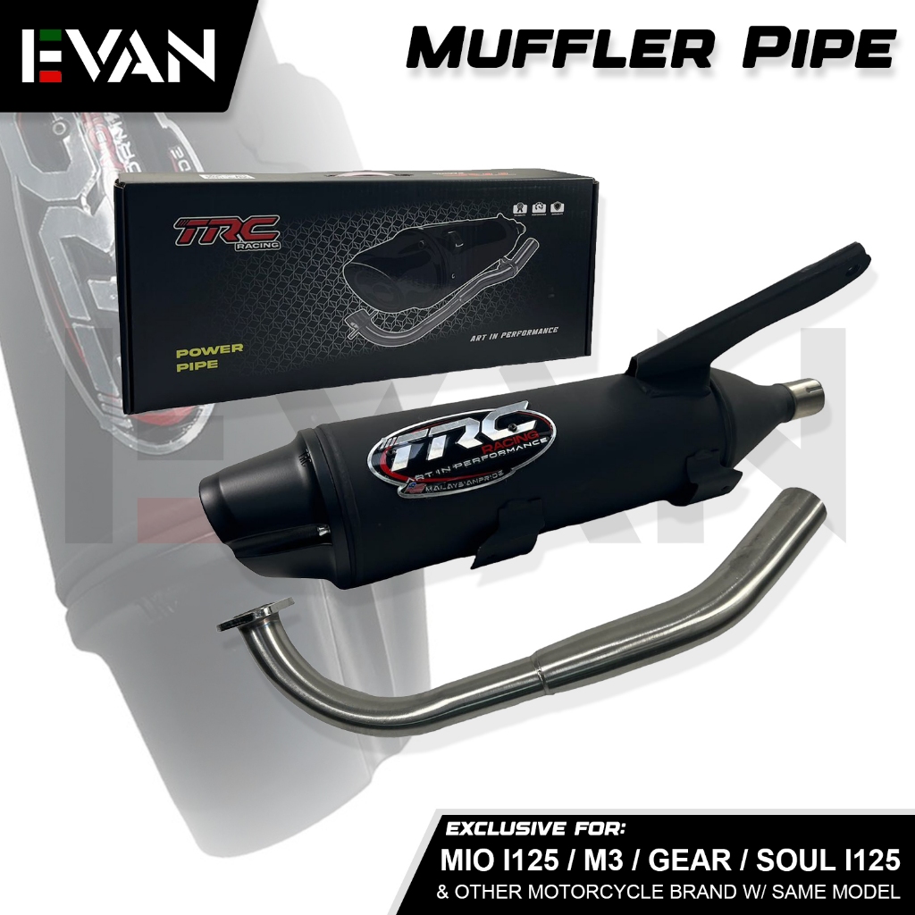 EVAN.PH TRC Power Muffler Exhaust Pipe with Removable Silencer for NMAX ...