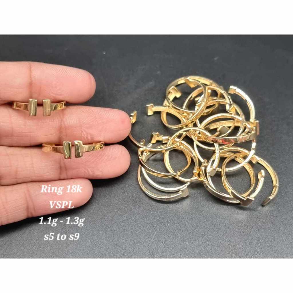 18K Very Special Ring (1.1g / 1.3g) | Shopee Philippines