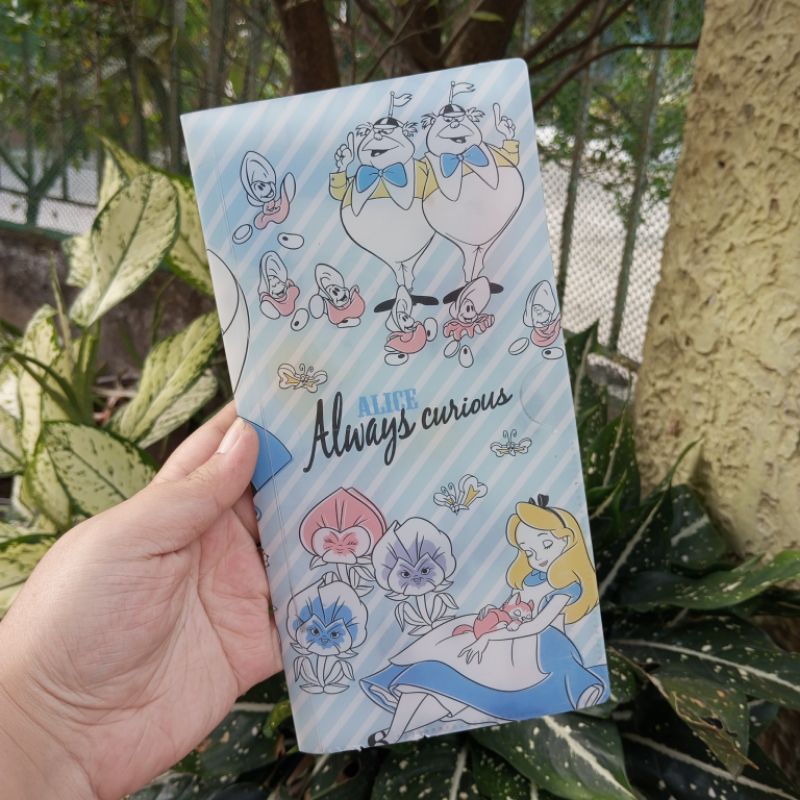 DISNEY Alice In Wonderland Tri-Fold Clear File Folder | Shopee Philippines