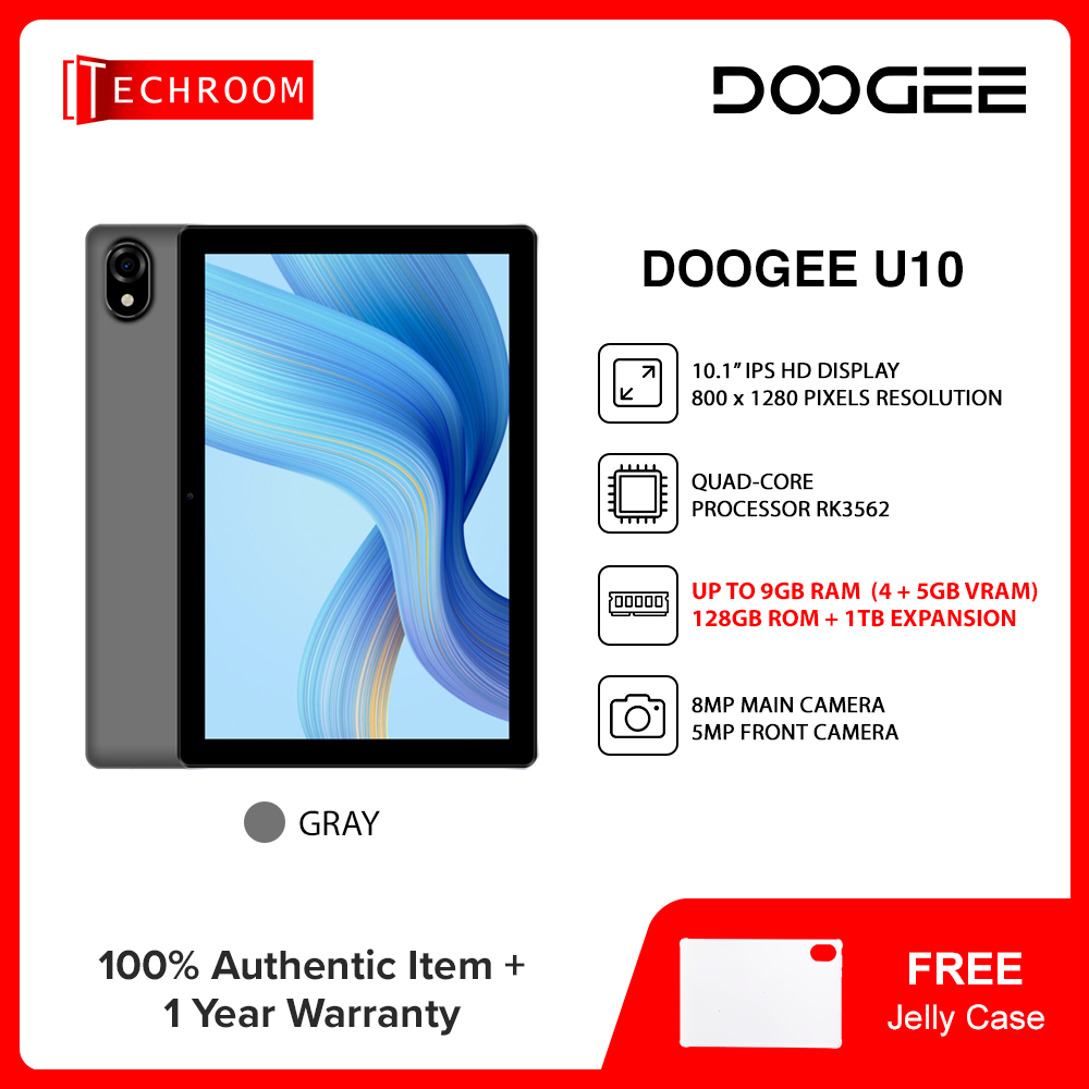 DOOGEE U10 Tablet | WIFI | 10.1" IPS HD Display | Android 13 | 9GB(4 ...
