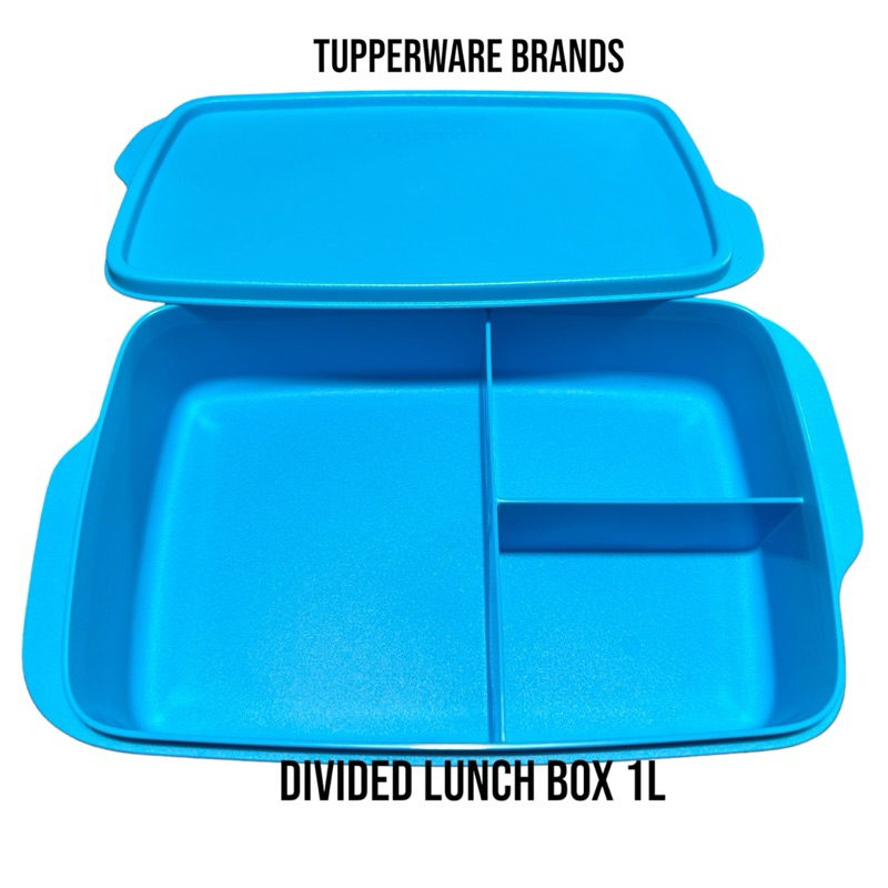 TUPPERWARE BRANDS DIVIDED LUNCH BOX 1L | Shopee Philippines