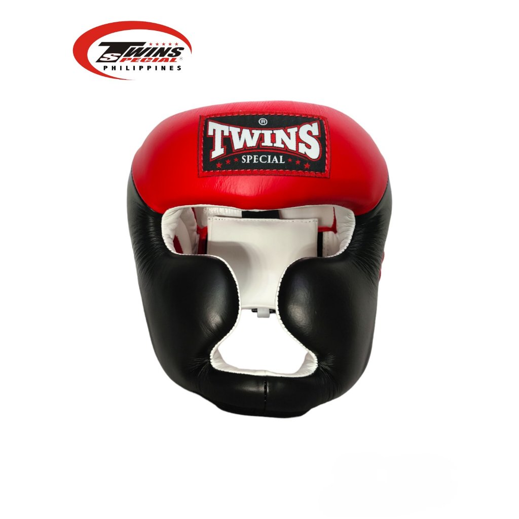 TWINS SPECIAL HGL6 Boxing And Muaythai Headgear [Black/Red] | Shopee ...