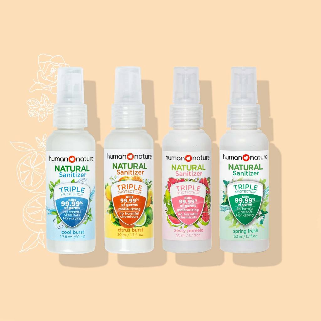 Human Nature Natural Spray Sanitizer 50ml | Shopee Philippines