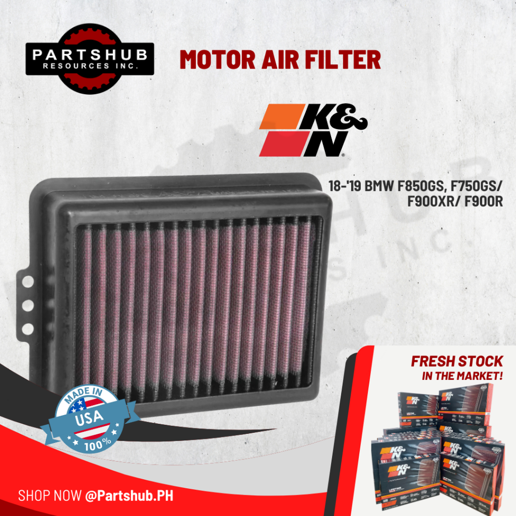 K&N Air Filter BM-8518 (18-'19 Bmw F850Gs, F750Gs, F900Xr, F900R ...