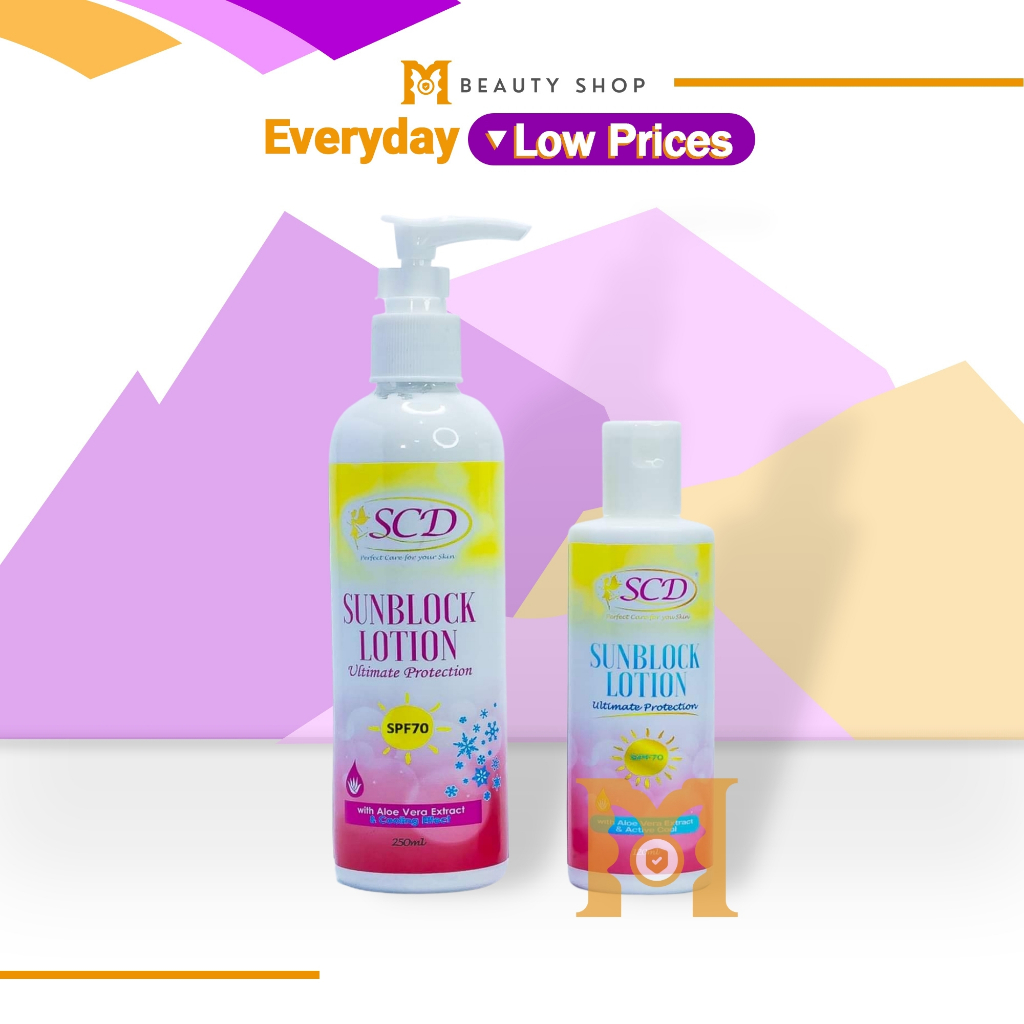 Original SCD Sunblock Lotion Ultimate Protection SPF70 | 120ml & 250ml ...
